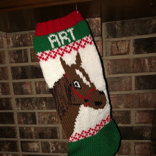 Horse Christmas Stocking - Etsy