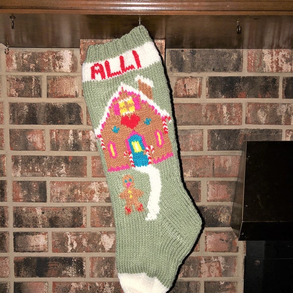 Gingerbread Stocking - Etsy