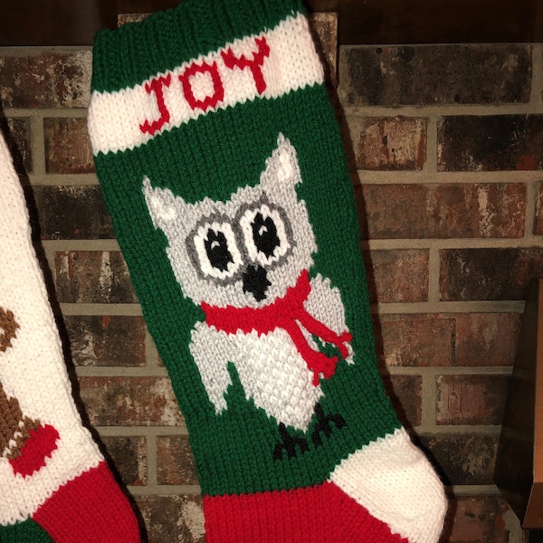 Owl Stocking - Etsy