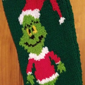 Grinch Christmas Stocking DIGITAL PATTERN ONLY - Etsy