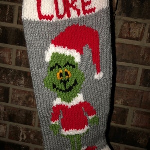 Grinch Christmas Stocking DIGITAL PATTERN ONLY - Etsy
