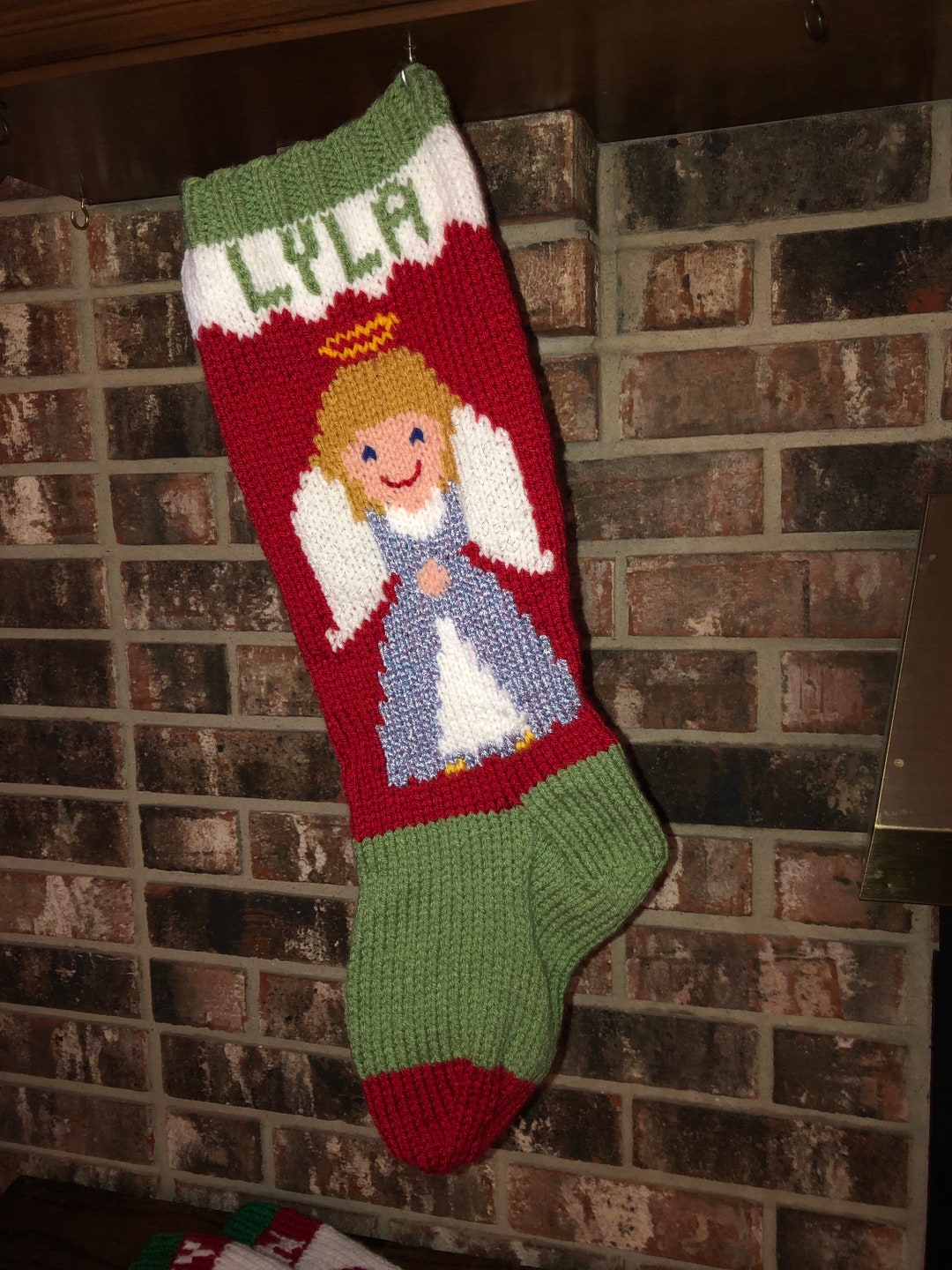Angel Christmas Stocking DIGITAL PATTERN ONLY - Etsy