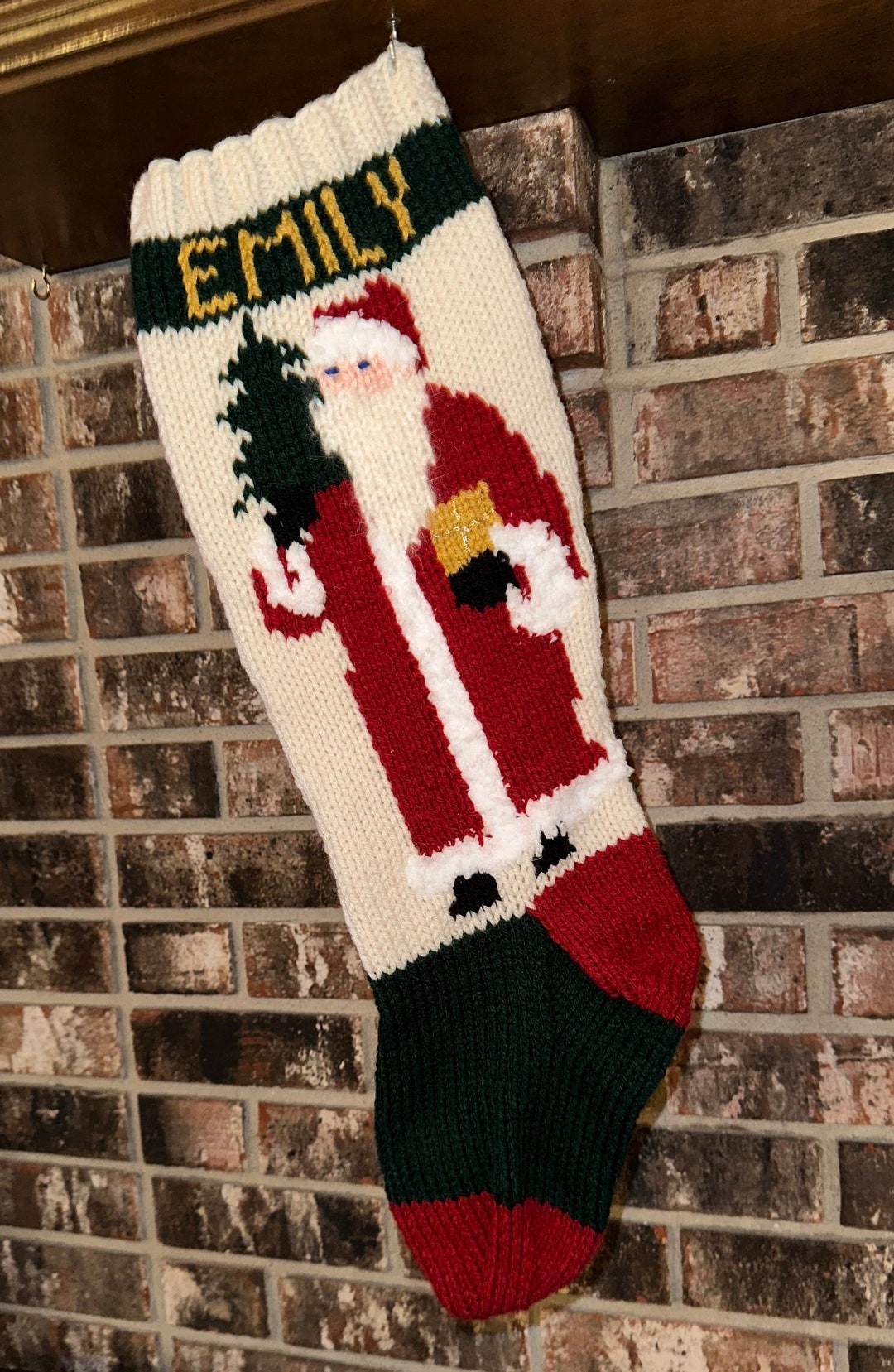Santa Christmas Stocking DIGITAL PATTERN ONLY - Etsy
