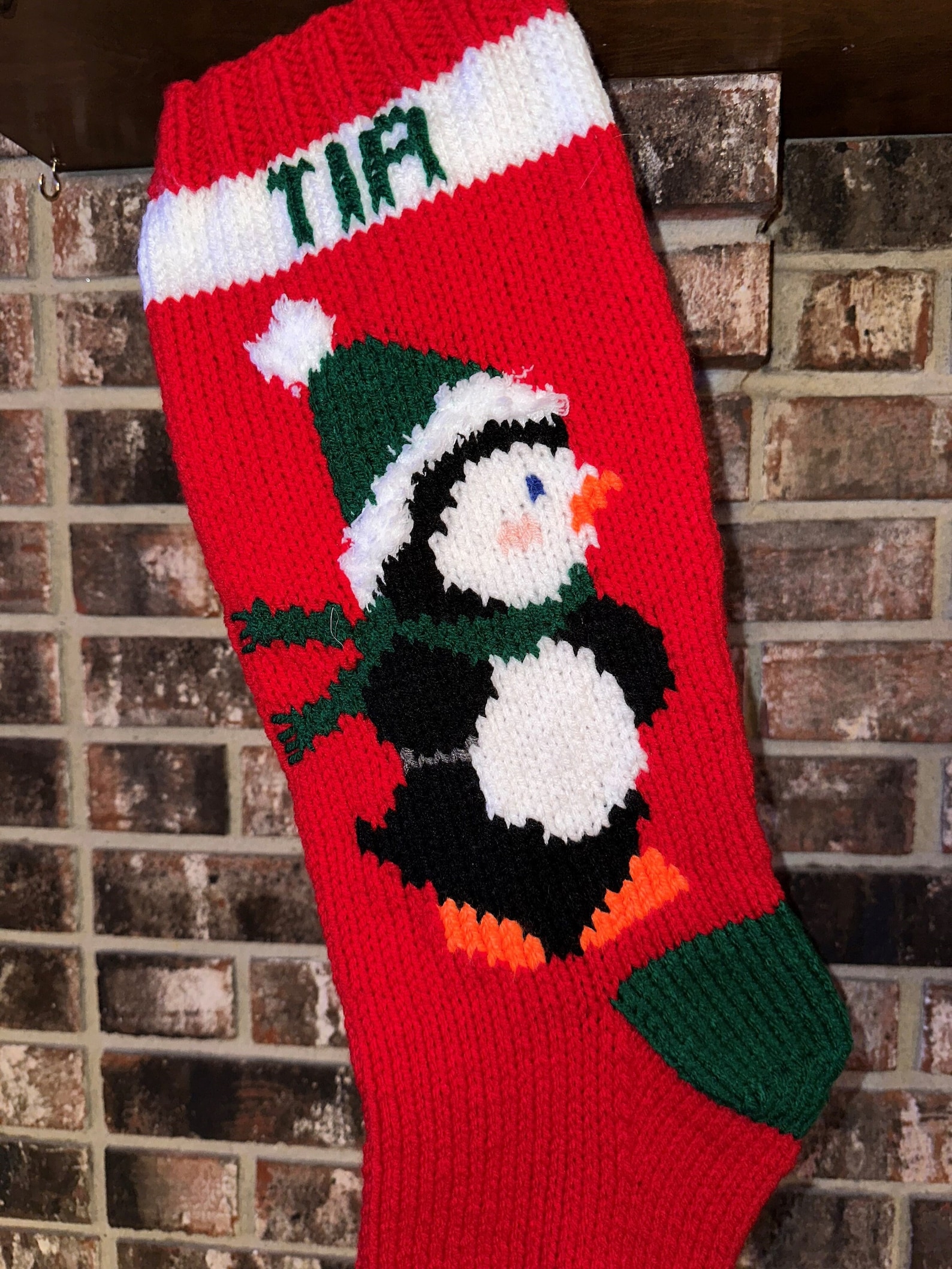 Penguin Christmas Stocking DIGITAL PATTERN ONLY - Etsy