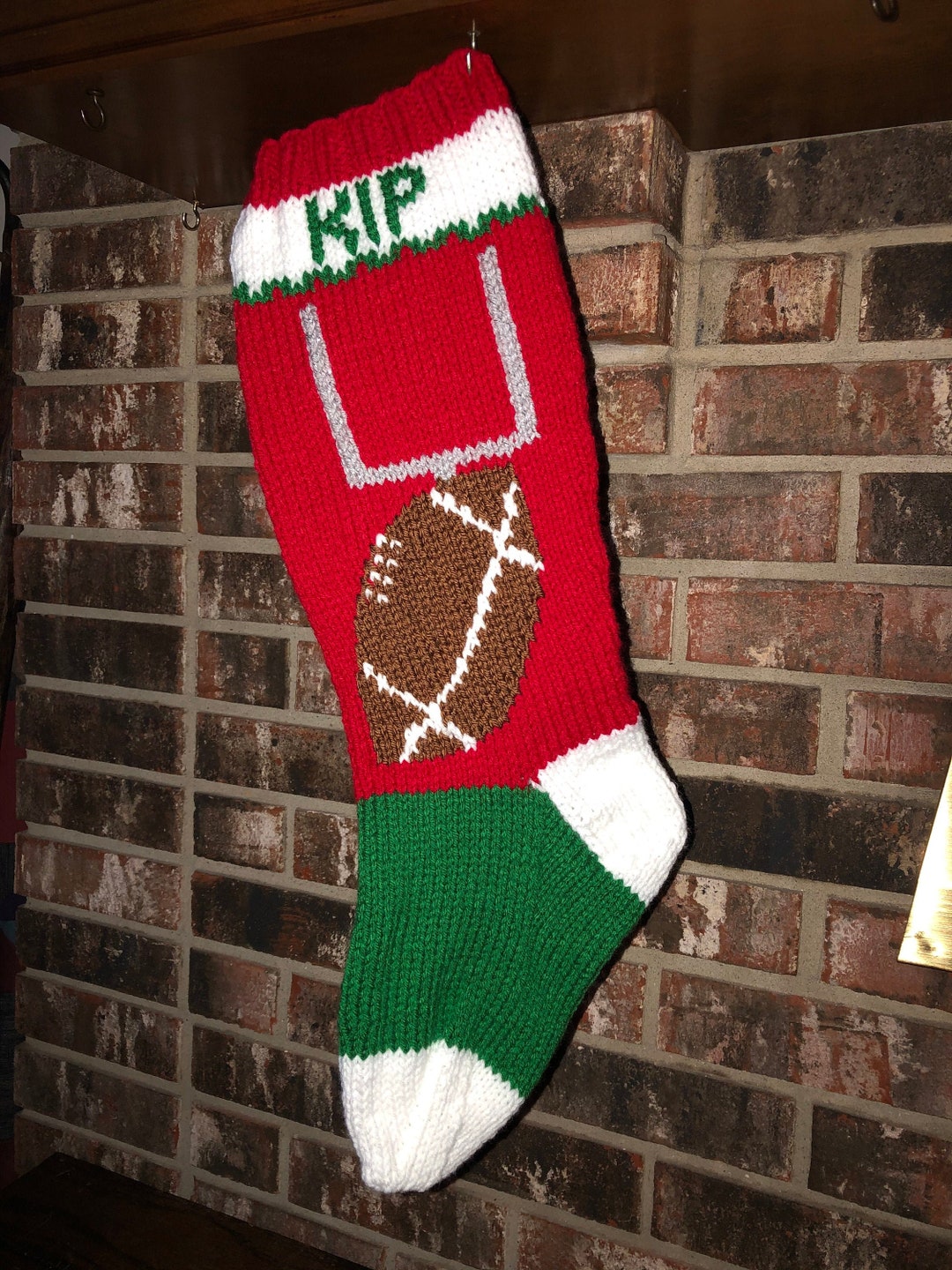 Football Christmas Stocking DIGITAL PATTERN ONLY - Etsy