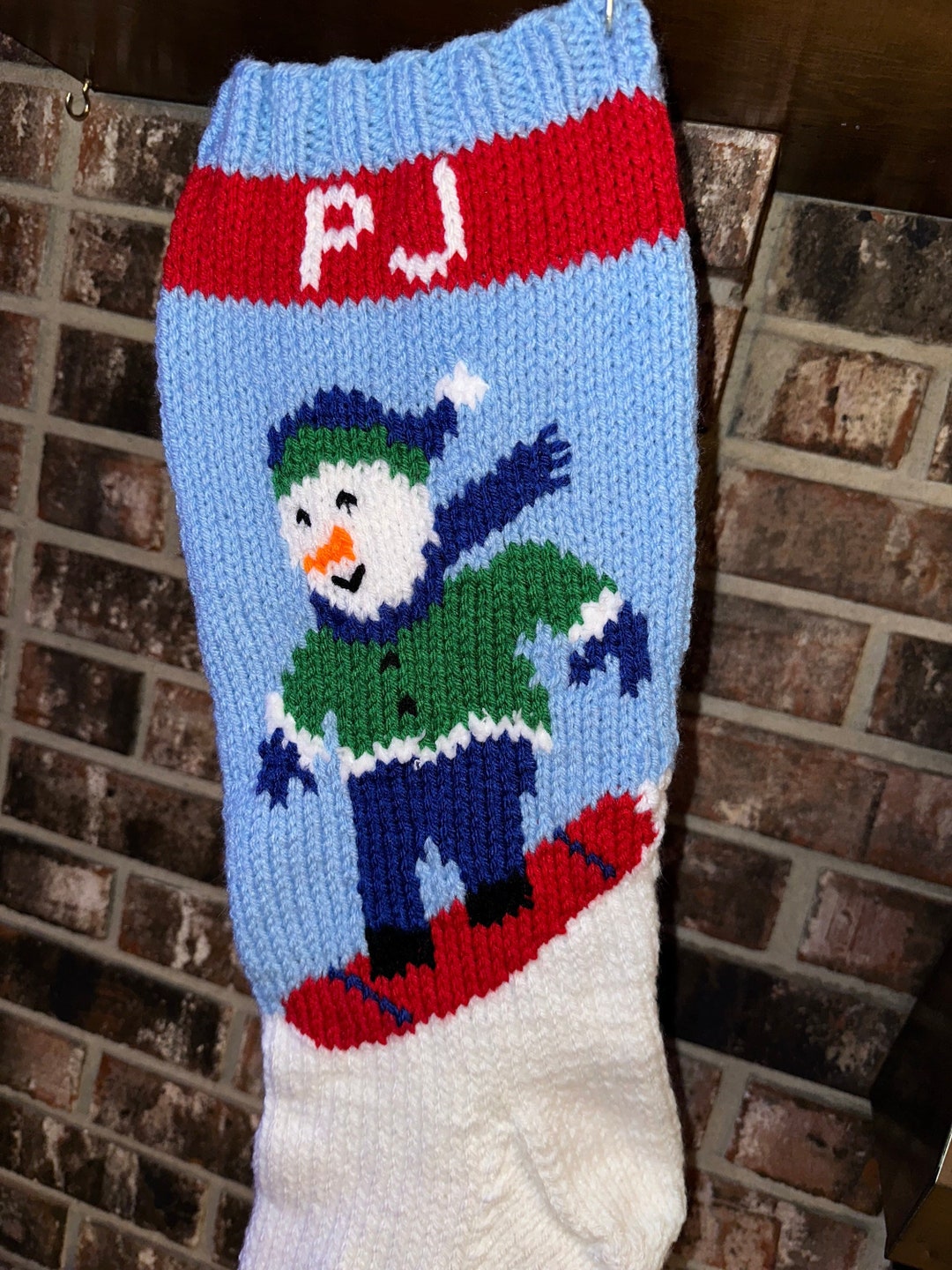 Snowboard Stocking DIGITAL PATTERN ONLY - Etsy