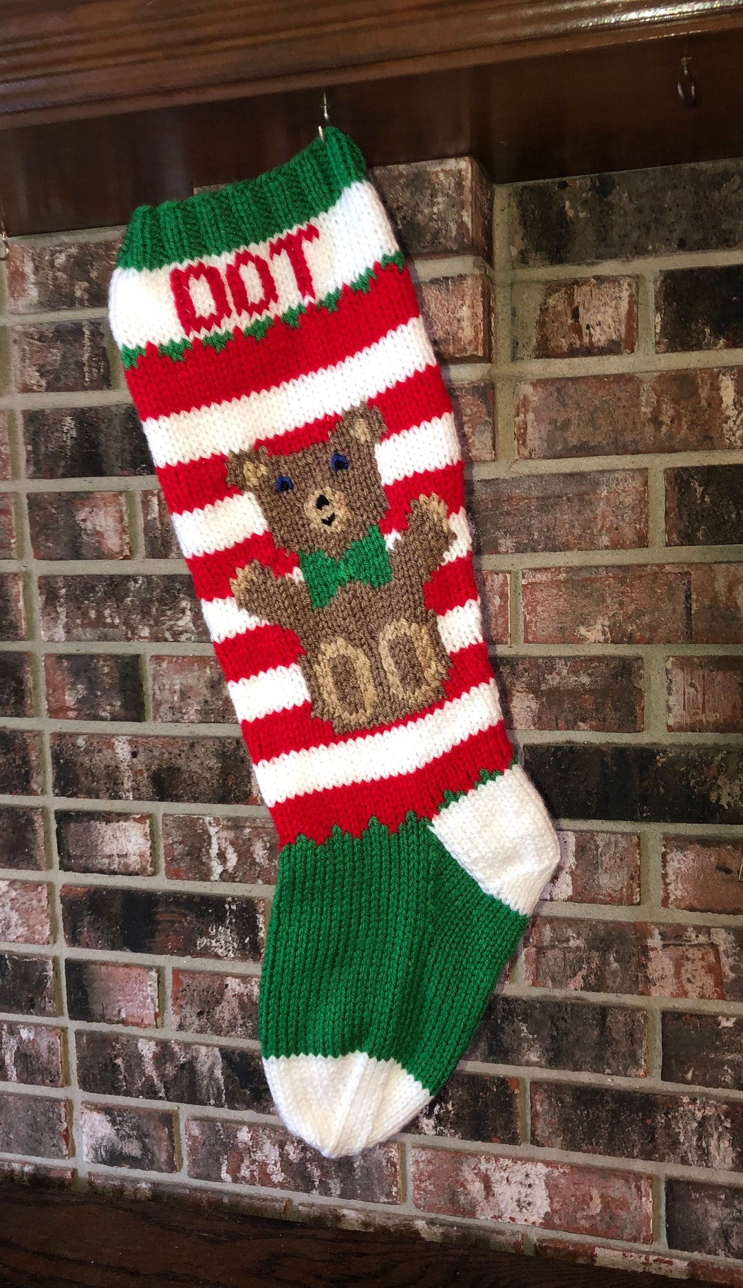 Teddy Bear Stocking DIGITAL PATTERN ONLY - Etsy