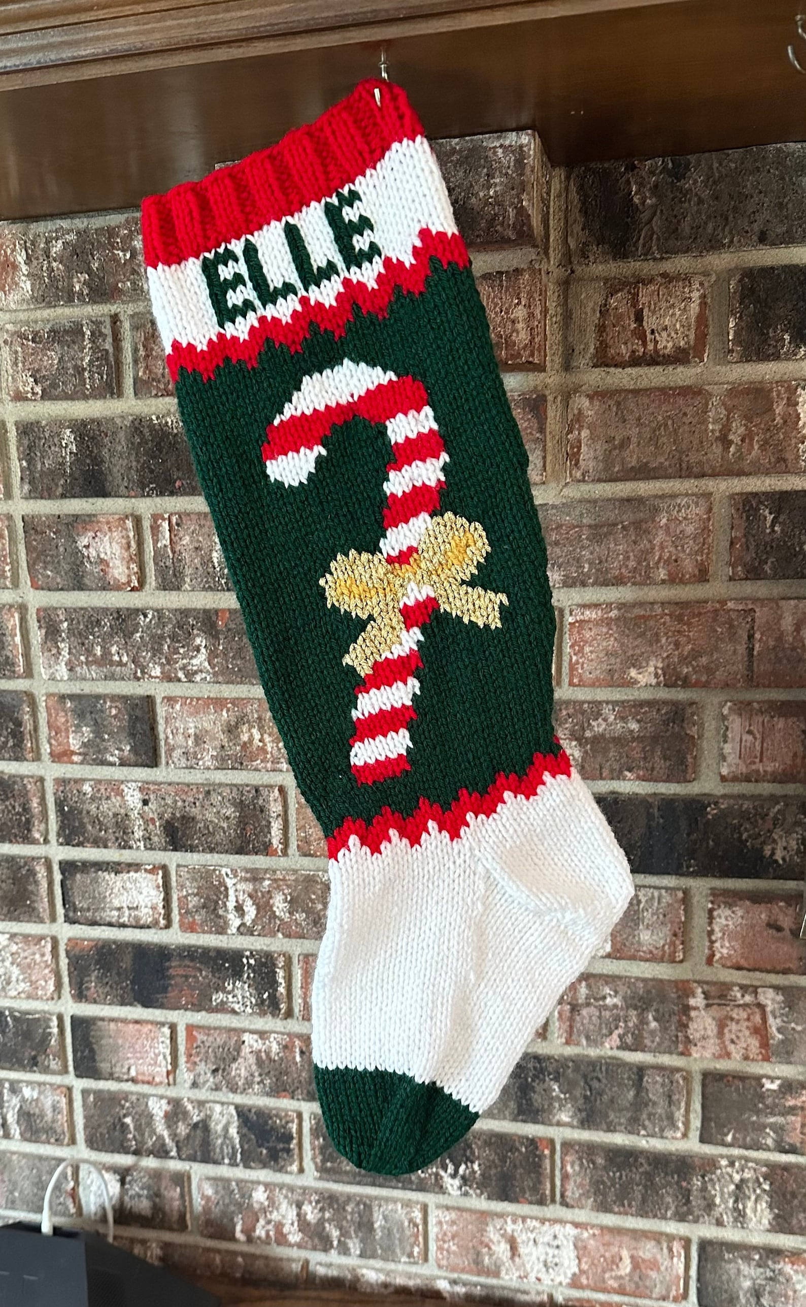 Candy Cane Stocking DIGITAL PATTERN ONLY - Etsy