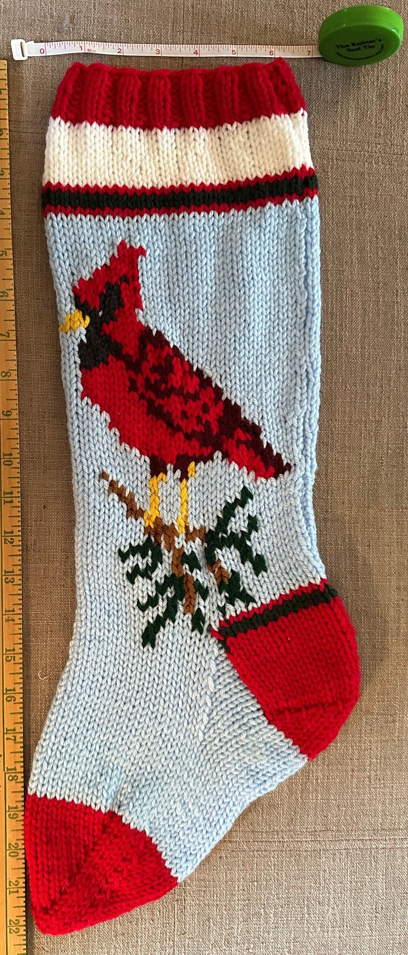 Cardinal Stocking DIGITAL PATTERN ONLY - Etsy