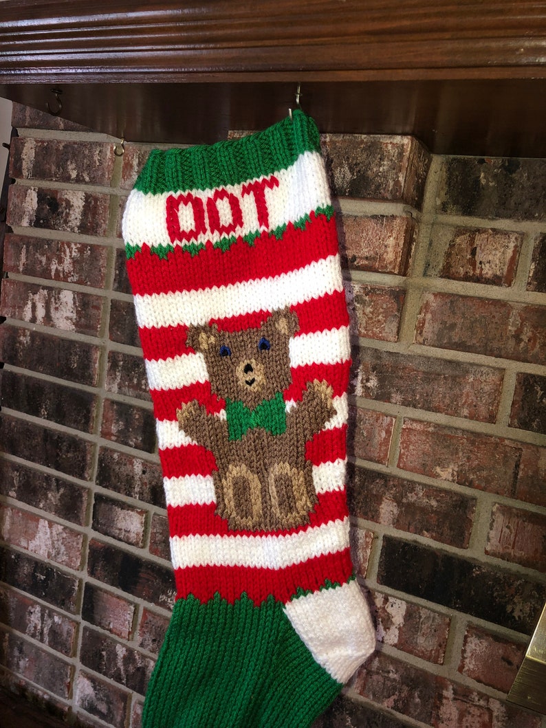 Teddy Bear Stocking DIGITAL PATTERN ONLY - Etsy