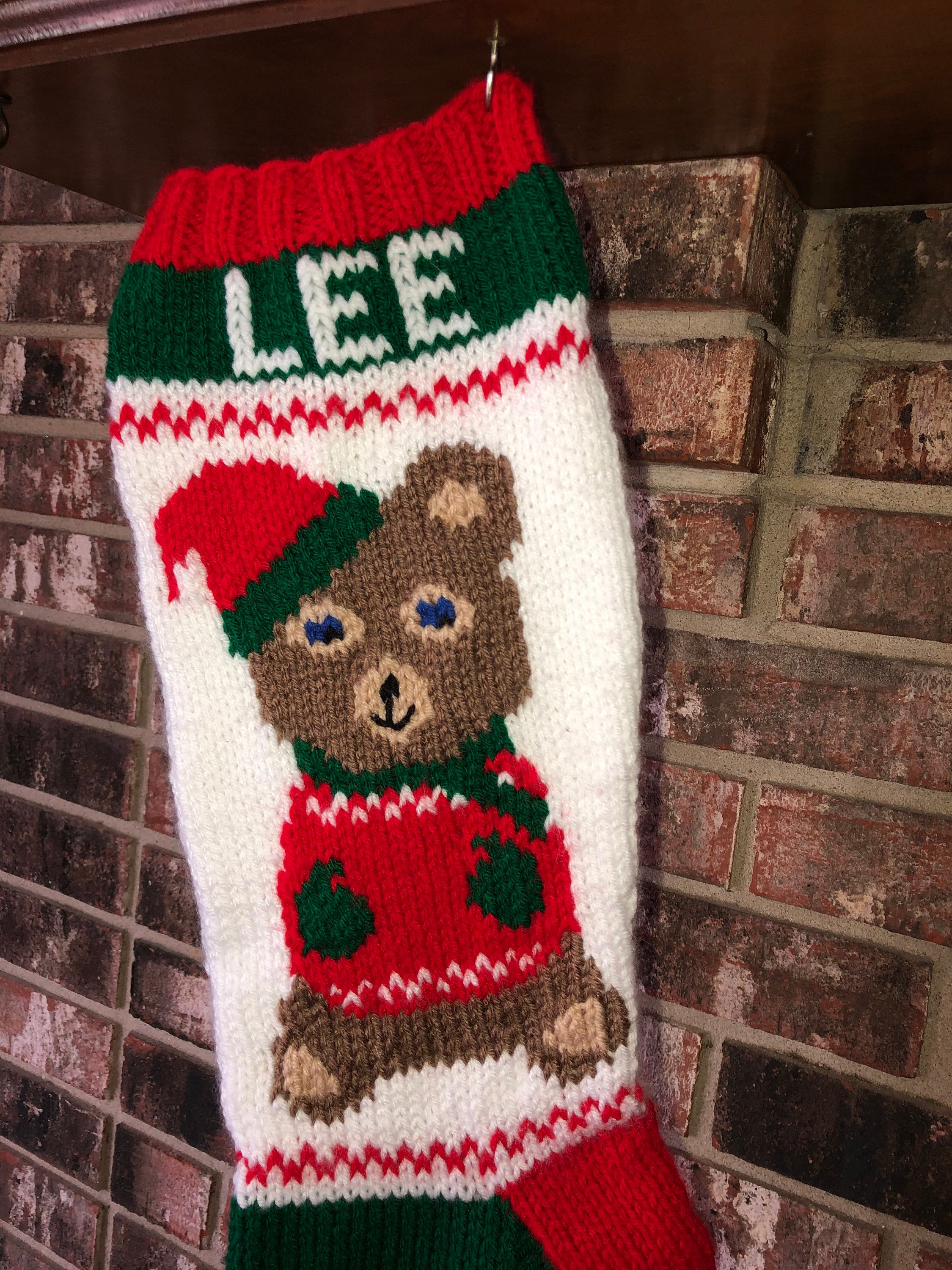 Teddy Bear Christmas Stocking DIGITAL PATTERN ONLY - Etsy