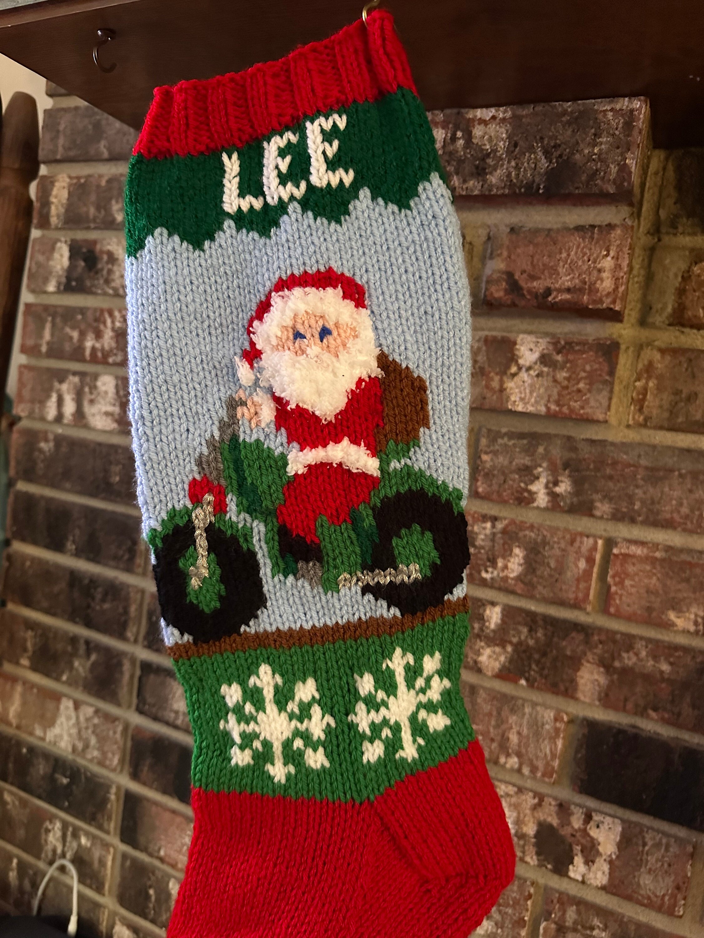 Motorcycle Santa Stocking DIGITAL PATTERN ONLY - Etsy