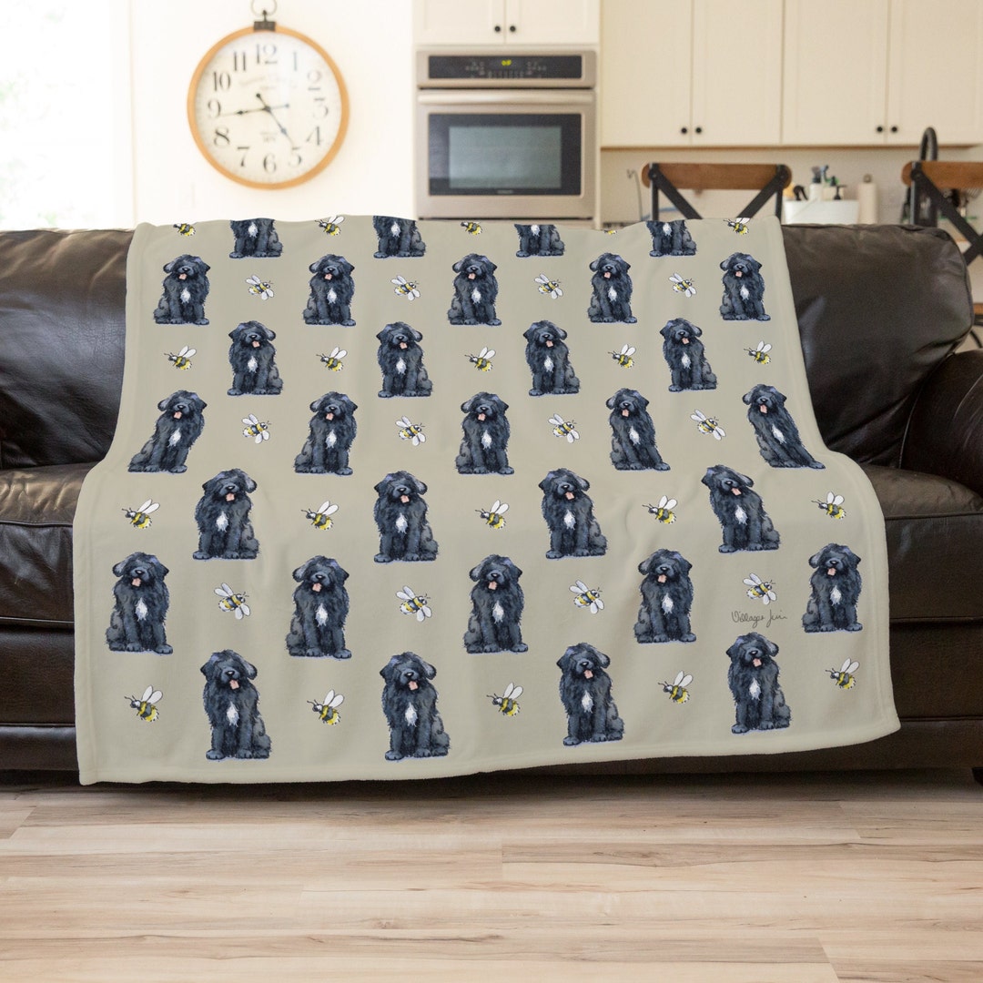 Newfoundland and Bee Throw - Etsy