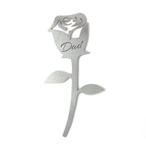 Dad Rose - Rustic Garden Sculpture - Etsy UK