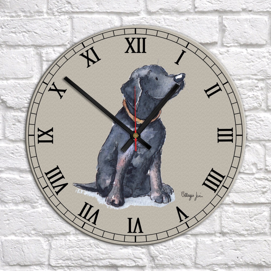 Labrador Clock - Etsy