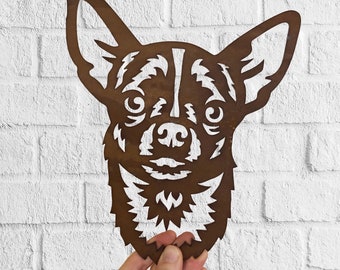 Cockapoo Dog Rustic Metal Garden Art Sculpture / Garden | Etsy