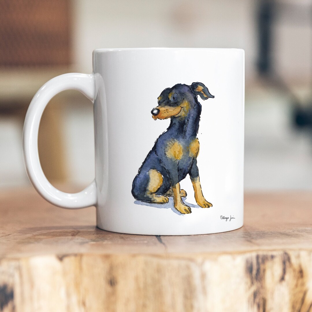 Miniature Pinscher Ceramic Mug - Etsy UK