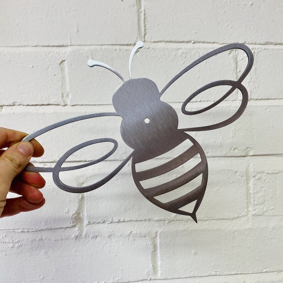 Bumble Bee Rustic Rusted Garden Wildlife Sculpture Solid Steel - Etsy