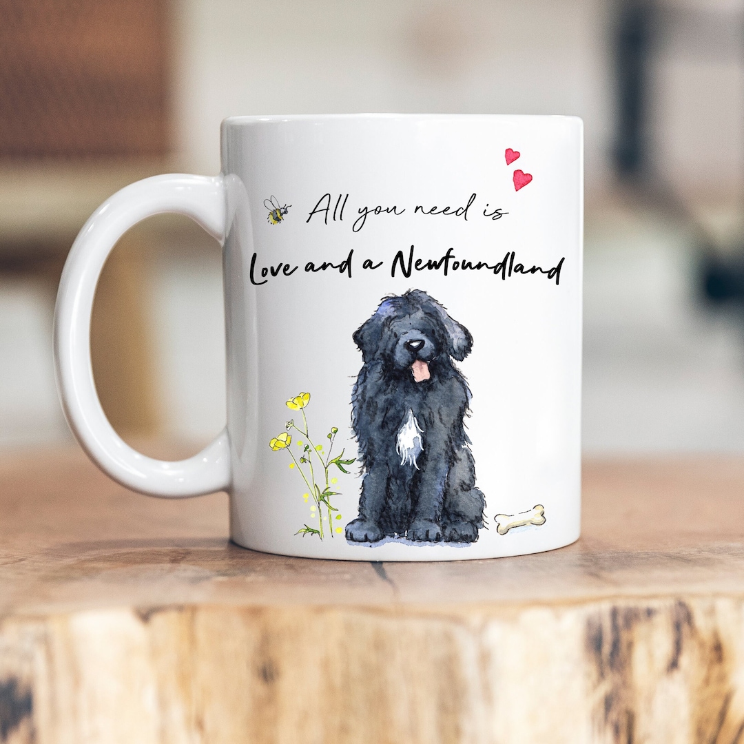 Love and a Newfoundland Ceramic Mug - Etsy Canada