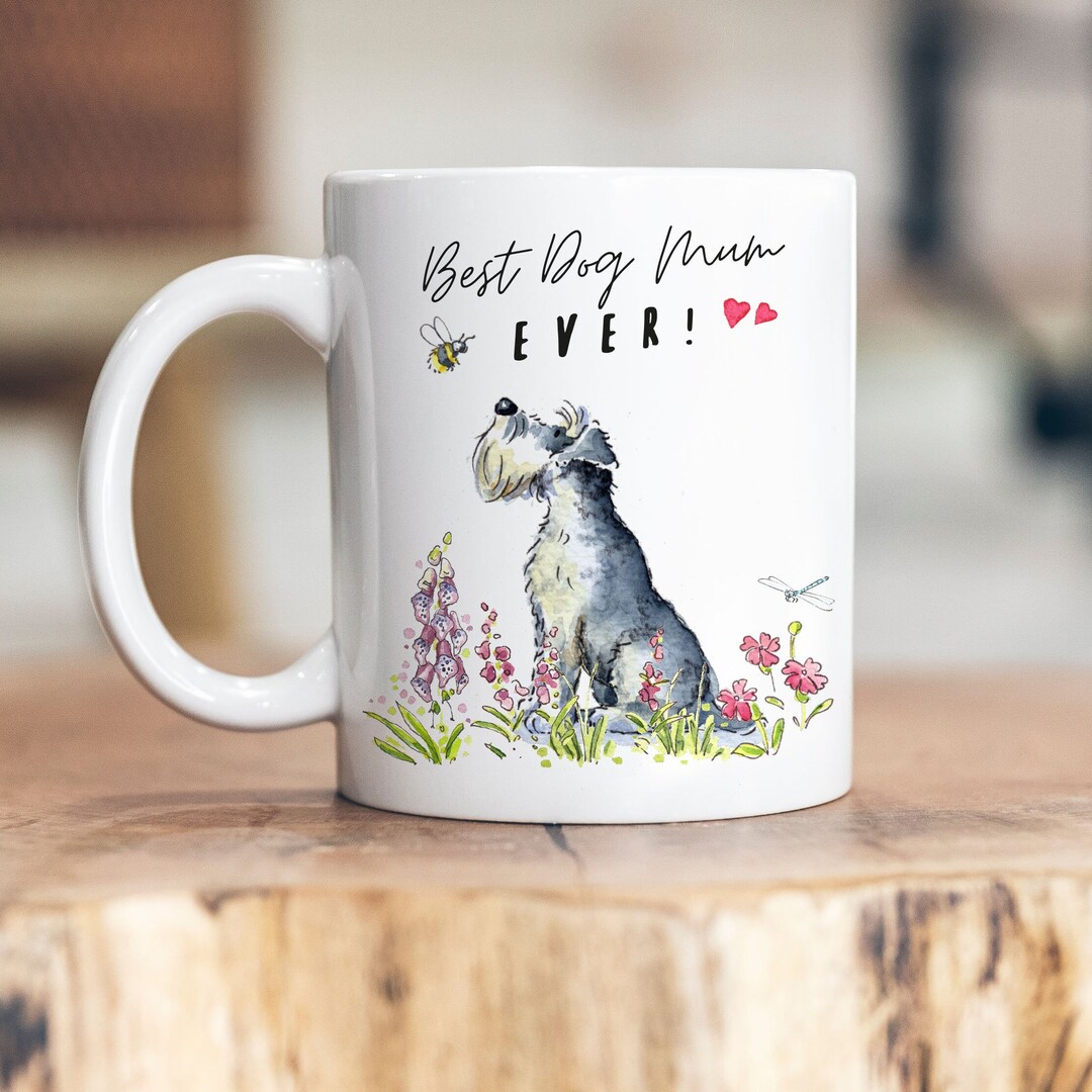Best Dog Mum Miniature Schnauzer Ceramic Mug - Etsy UK