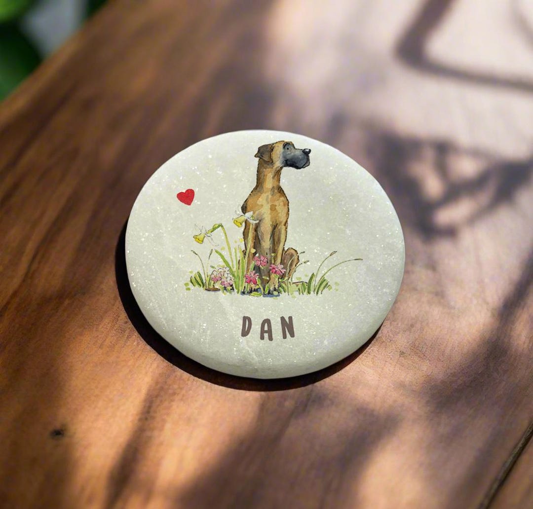 Great Dane Marble Memorial - Etsy