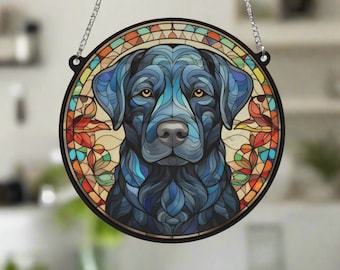 Labrador Retriever Stained Glass Pattern Design Digital Download PNG ...