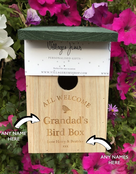 Feeders & Birdhouses Home & Living Outdoor & Gardening Personalised ...
