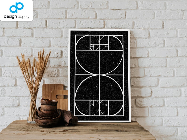 Golden Ratio Fibonacci Sacred Geometry Fibonacci Sequence - Etsy
