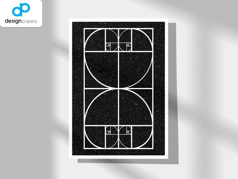Golden Ratio Fibonacci Sacred Geometry Fibonacci Sequence Etsy