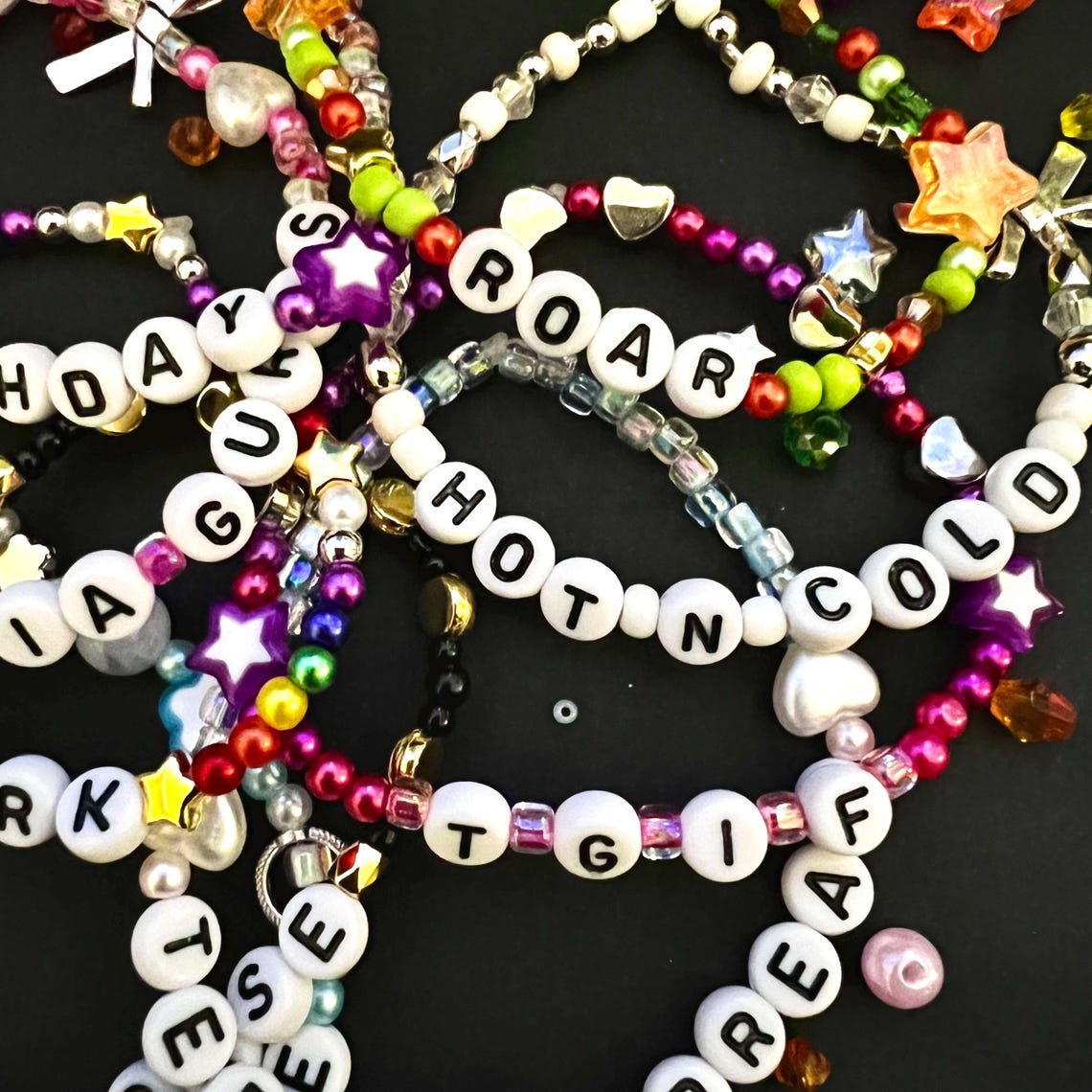 Katy Perry Inspired Random Set of 3 Beaded Bracelets | Concert ...