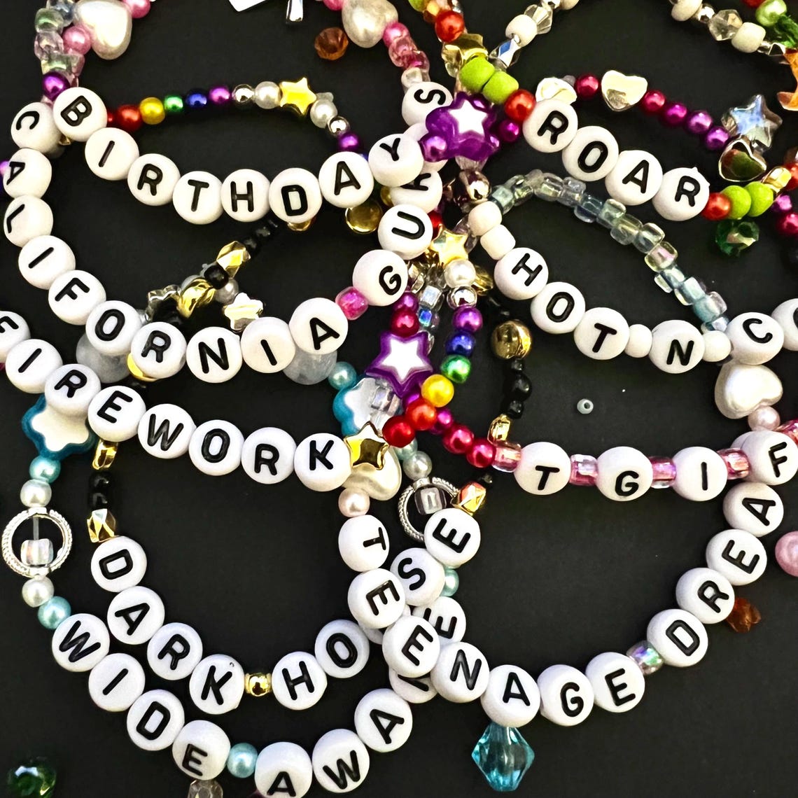Katy Perry Inspired Random Set of 3 Beaded Bracelets | Concert ...