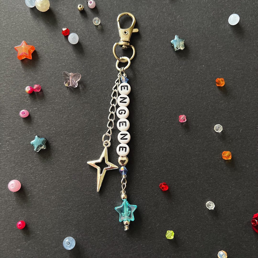 Enhypen Engene Kpop Bead Keychain / Keyring Accessories, Jewellery ...