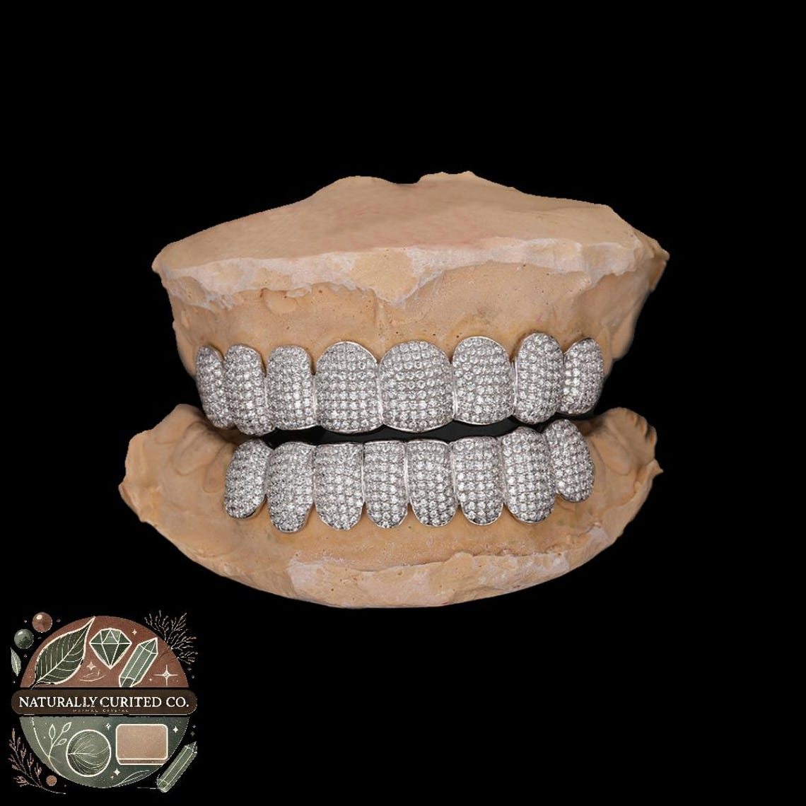 Custom VVS Moissanite S925 Silver Teeth Grillz - Etsy