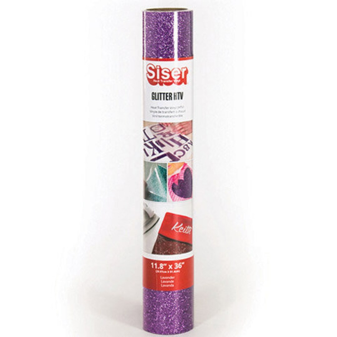Siser® Glitter Heat Transfer Vinyl: Lavender, 11.8 X 36 Inches - Etsy