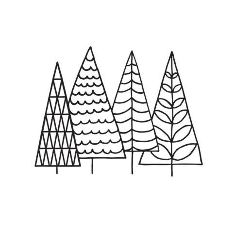 Darice Embossing Folder Four Trees, 4.25 X 5.75 Inches - Etsy