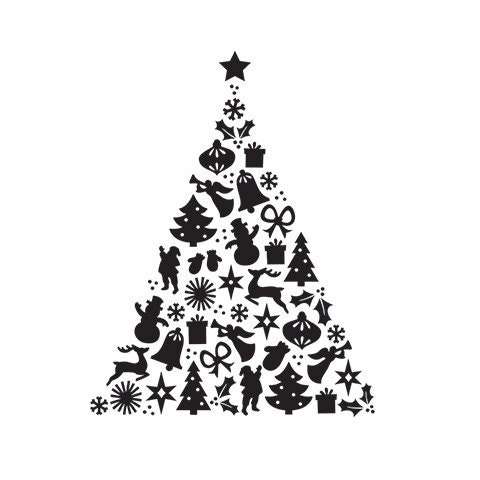 Darice Embossing Folder: Patterned Christmas Tree - Etsy