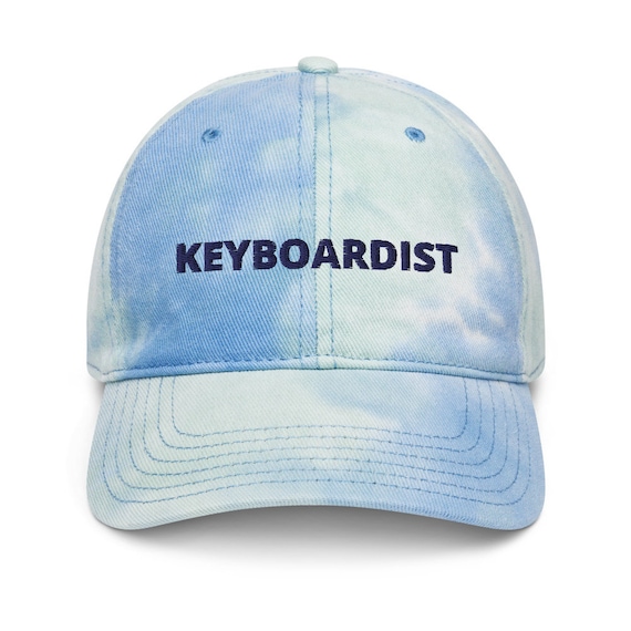 Keyboardist Tie Dye Hat Musician Hats Embroidered Blue Jean | Etsy