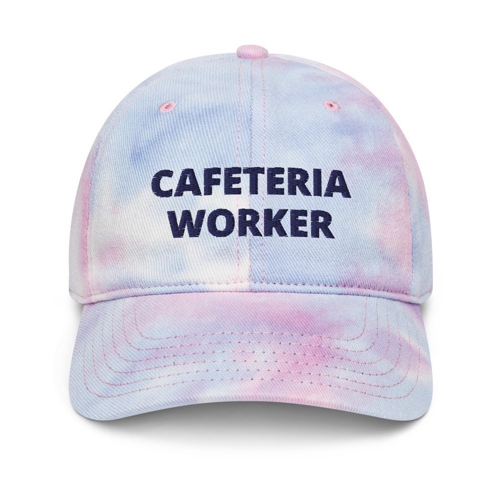 Cafeteria Worker Tie Dye Hat Food Service Work Hats Occupational Caps ...