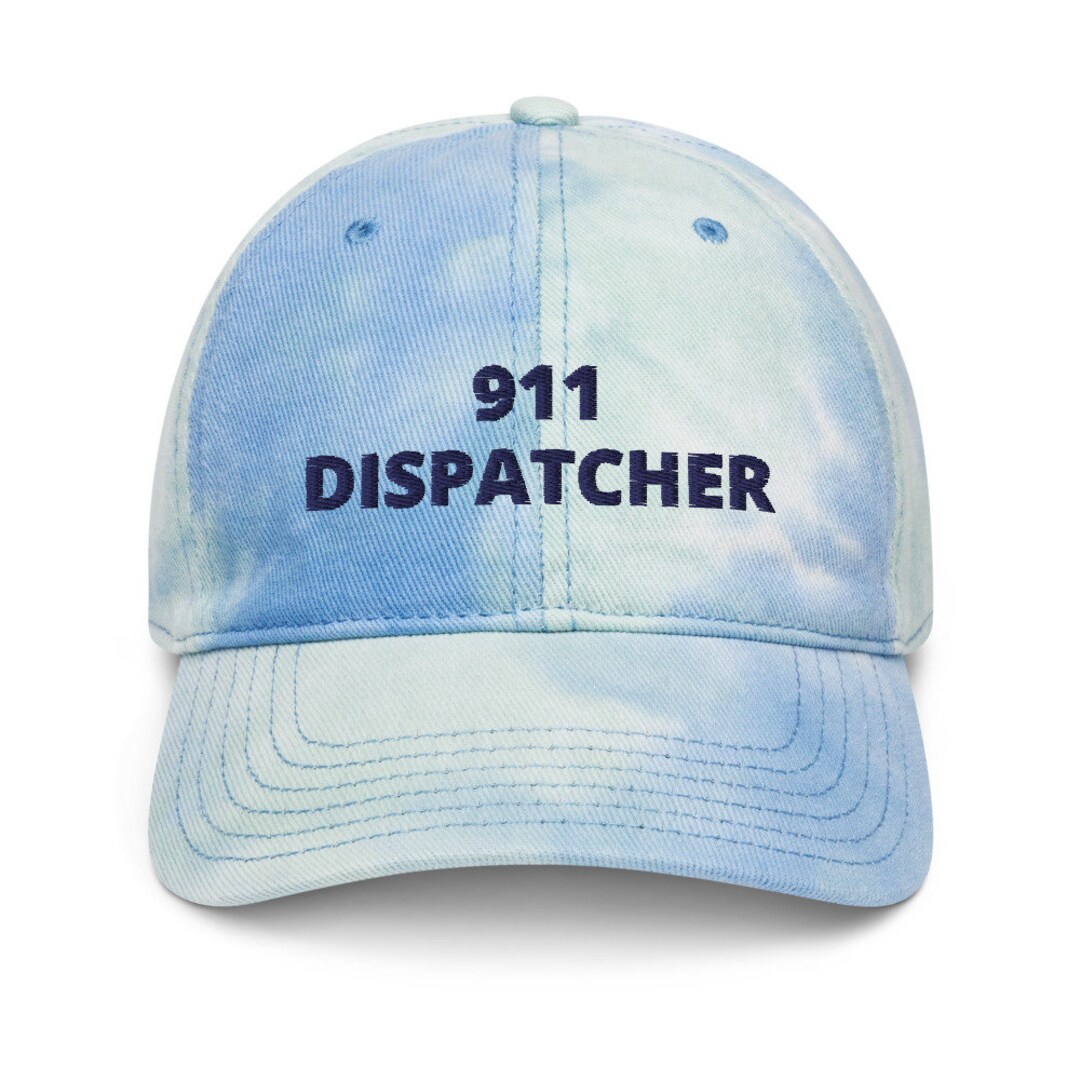 911 Dispatcher Tie Dye Hat Baseball Hats Embroidered Hats New Era Hats ...