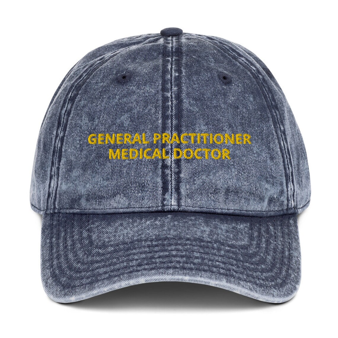 GENERAL PRACTITIONER MEDICAL Doctor Vintage Cotton Twill Cap ...