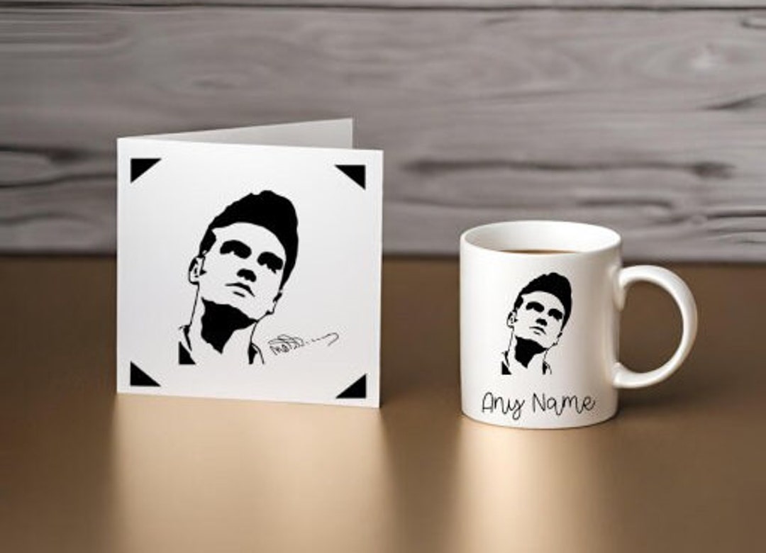 Morrissey Cut Out Silhouette Card And/or Personalised Mug - Etsy UK