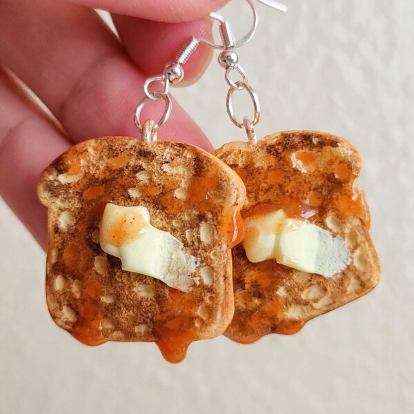 Toast Earrings - Etsy