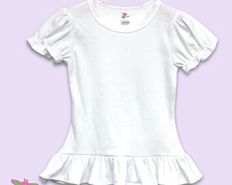 Girls Ruffle Shirt | Etsy