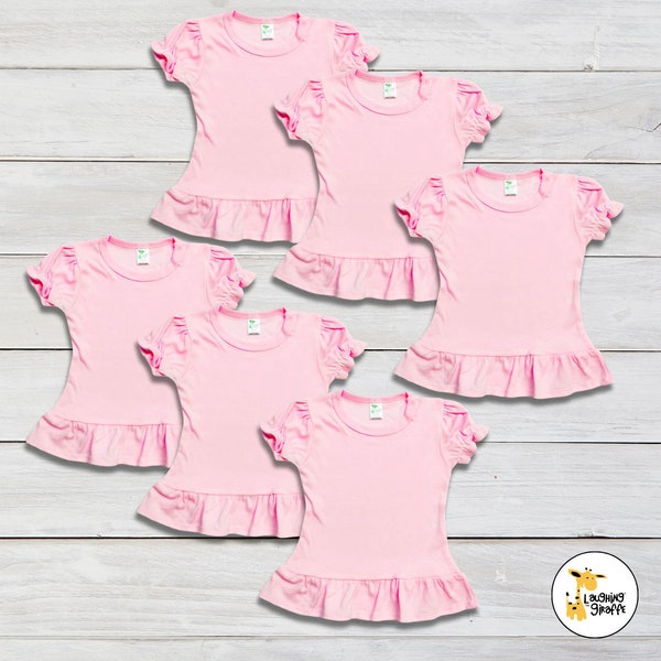 Girls Ruffle Shirt - Etsy