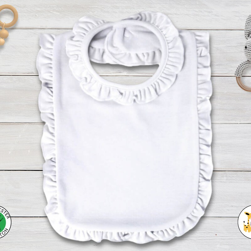 Ruffled Bib - Etsy