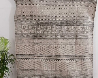Handmade Boho Style Woven Cotton Block Print Rug South West | Etsy