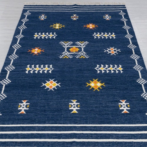 Scandinavian Nordic Decor Bohemian Inspired Rug Hand Woven - Etsy