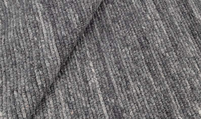 Charcoal High Quality Chunky Wool Felted Nordic Scandinavian Modern ...