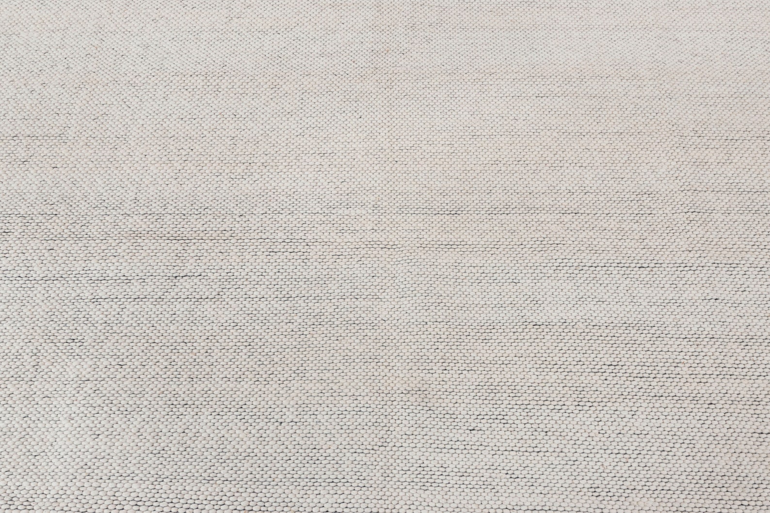 Ivory White Solid Pebbles Pattern Modern Design Hand Woven Wool ...