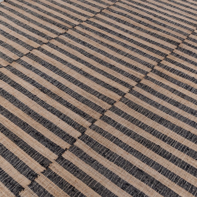 Black Jute Rug Moroccan - Etsy